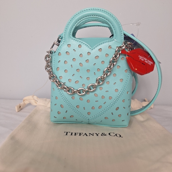 Tiffany & Co. | Bags | Rare Find Nwt Tiktok Viral Tiffany Co Aqua Heart ...